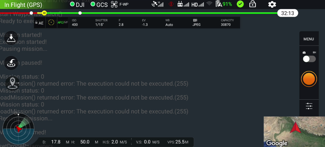Loading the same or any mission several times fails · Issue #69 · RosettaDrone/rosettadrone · GitHub