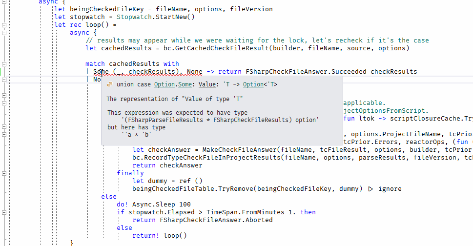 Signature tooltip is not shown if there is an error at the same ...