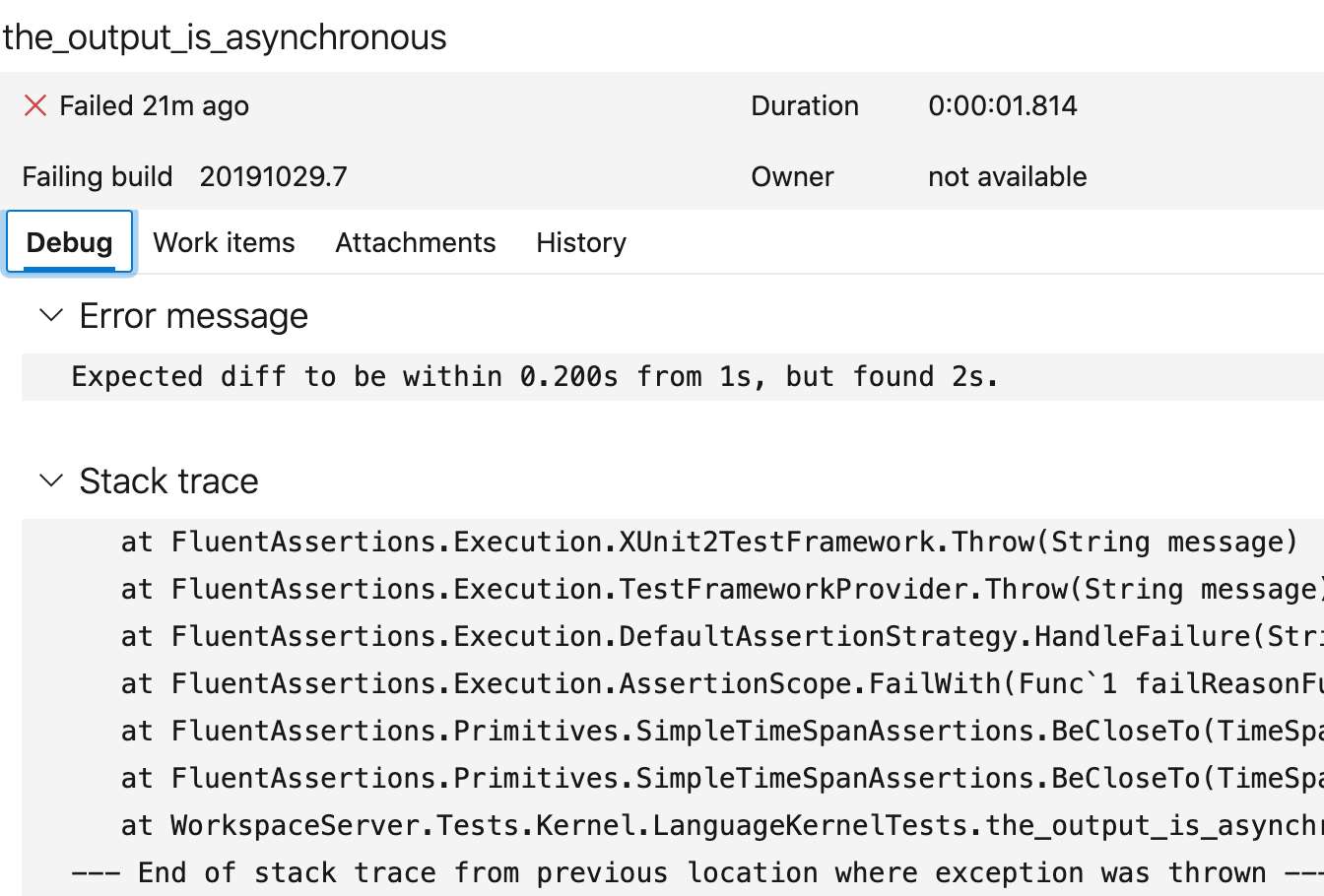 Test With Assertion On Timing Feels Odd · Issue 574 · Dotnettry · Github
