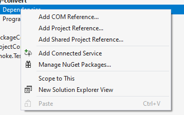 Ordering of project references in right-click dialog · Issue #6147 · dotnet/project-system · GitHub