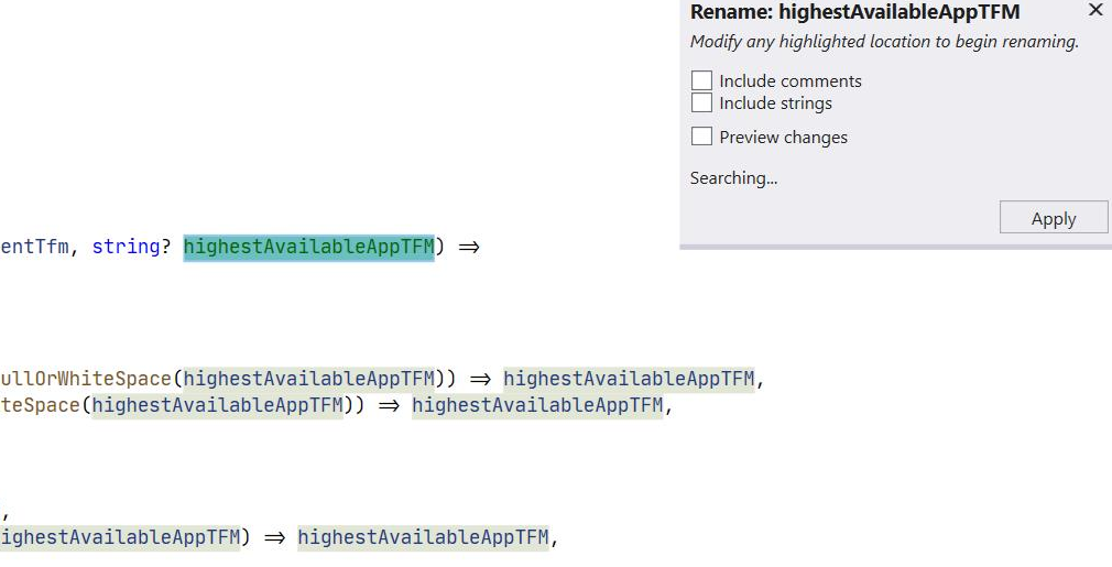 Log from: rename failed to find symbols, perhaps due to OOP crashing ...