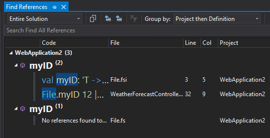Find references files three times too many when dual targeting · Issue ...