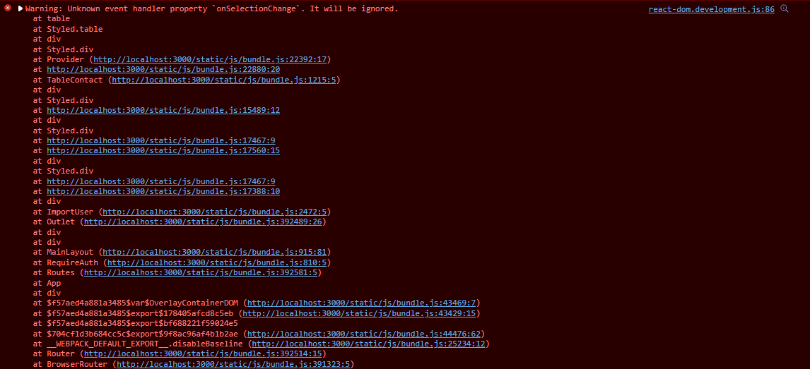 Unknown event handler property `onSelectionChange`. It will be ignored. · Issue #5 · FPT-NMTung ...