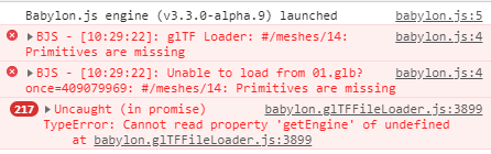 Exportation cancelled. External component has thrown an exception · Issue #108 · BabylonJS ...