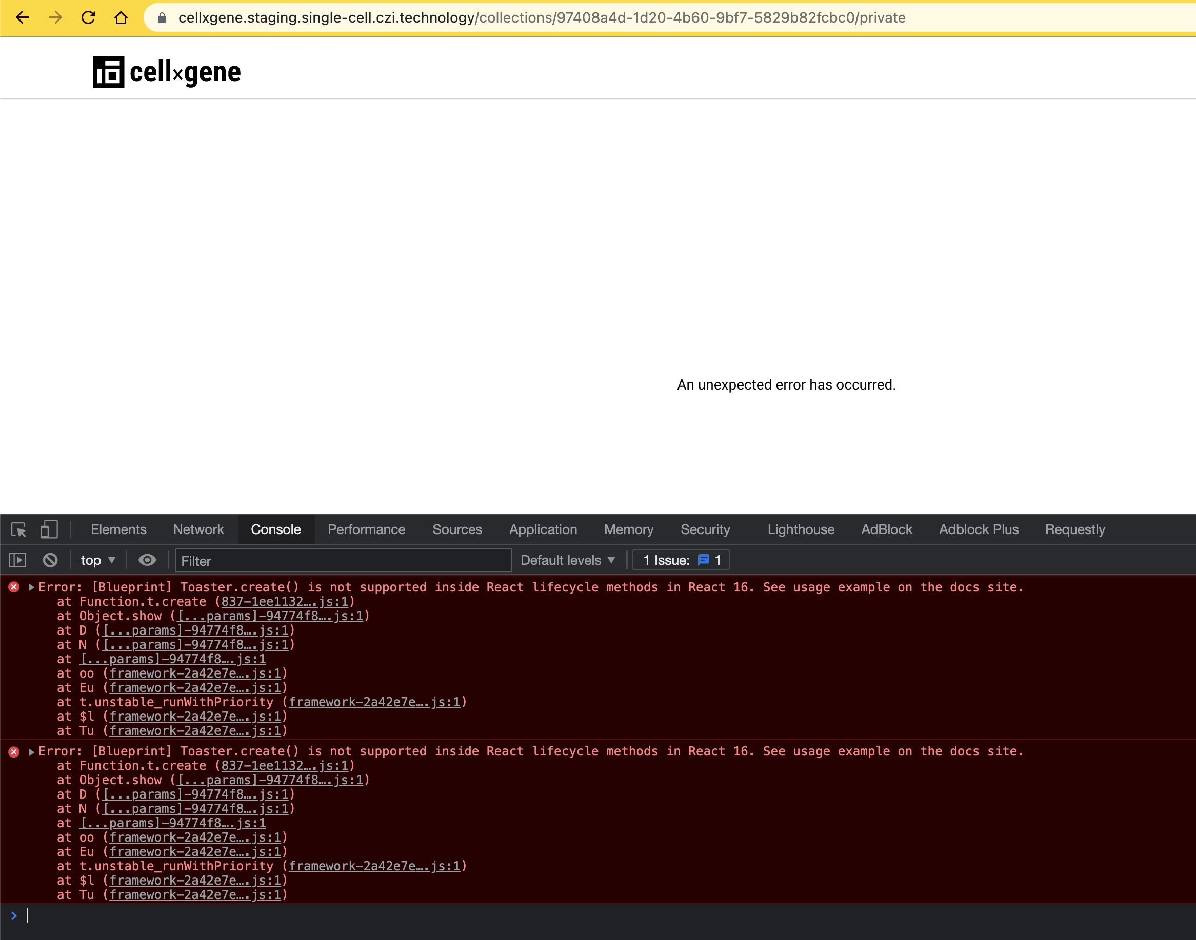 Unexpected errors occur during Add Dataset for a revision · Issue #1310 · chanzuckerberg/single ...
