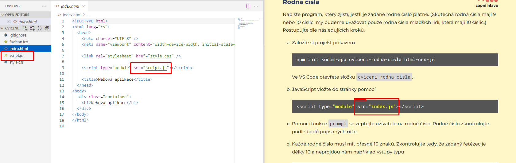 JS2 úvodní opakování nesedí názvy souborů · Issue #320 · Czechitas-podklady-WEB/daweb-vyuka · GitHub