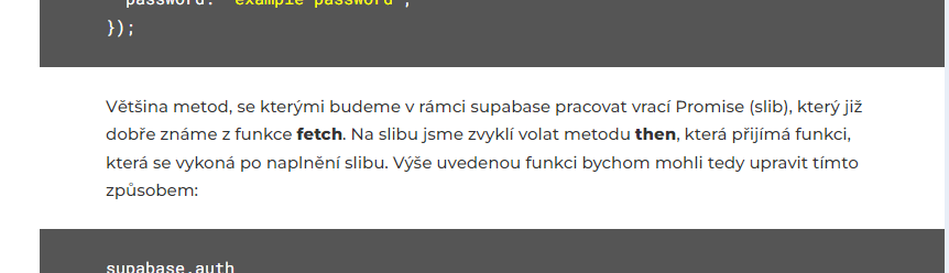 Sjednocení používání Promise/Slib · Issue #351 · Czechitas-podklady-WEB/daweb-vyuka · GitHub