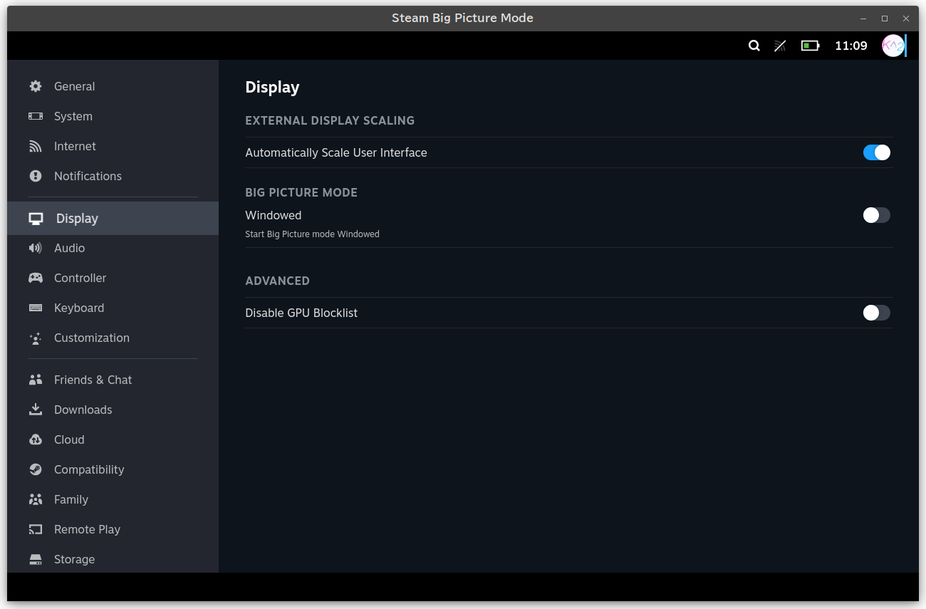 "Big Picture" starts window mode. · Issue #1112 · flathub/com.valvesoftware.Steam · GitHub