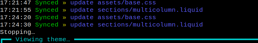 [Bug]: Theme dev stops randomly only to start again & overwrite all changes · Issue #1784 ...