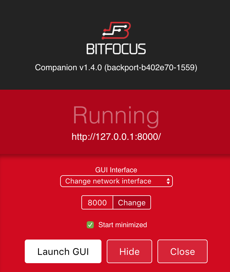 Can't control ATEM Mini as expected · Issue #1065 · bitfocus/companion · GitHub