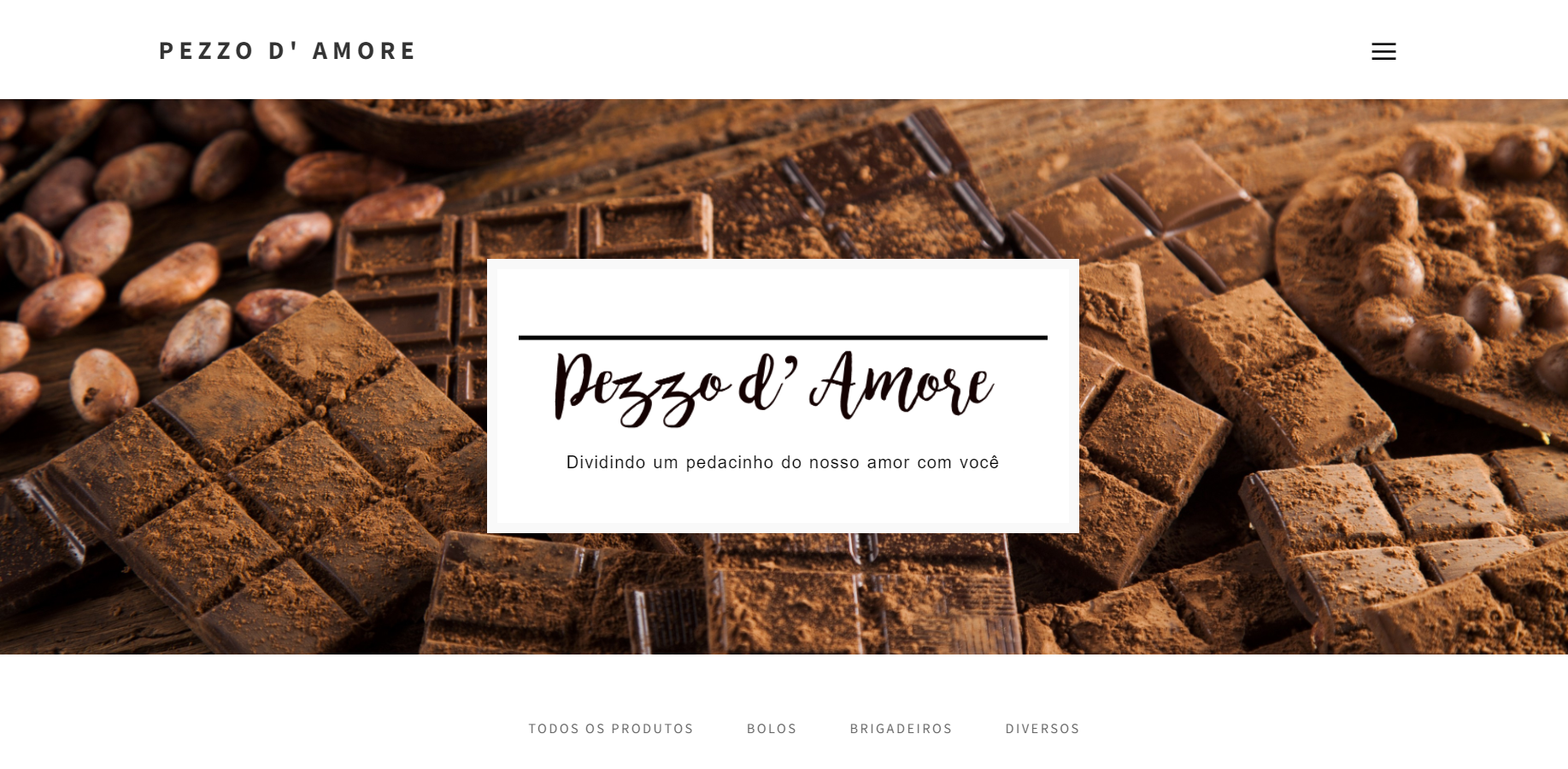 GitHub - rmftelier/pezzodamore: 🍩 Site desenvolvido para a Doceria Pezzo d'Amore para ser ...