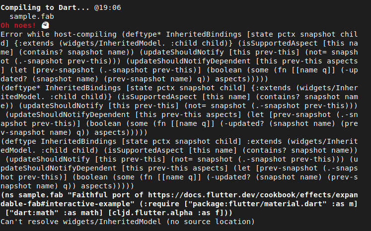 problem running the examples · Issue #106 · Tensegritics/ClojureDart · GitHub