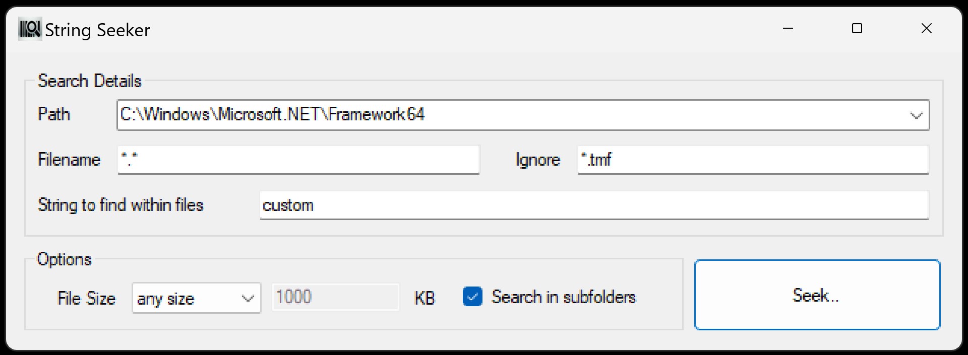 GitHub - Rainier-MSFT/String_Seeker