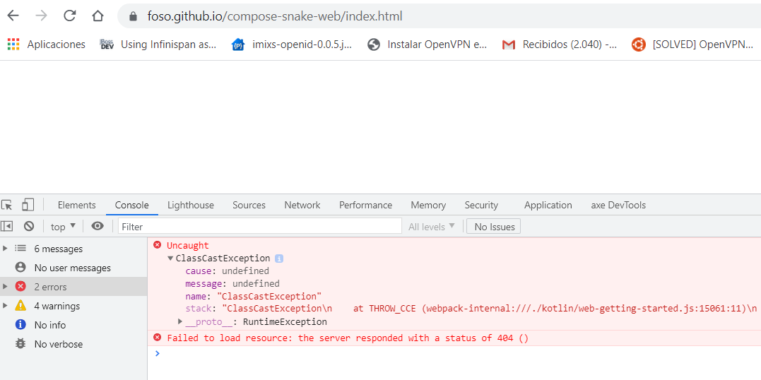 Web Dev 13 Chrome Not Working · Issue 714 · Jetbrainscompose Multiplatform · Github 