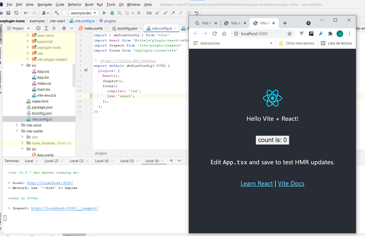 Vite + React build fails · Issue #64 · unplugin/unplugin-icons · GitHub