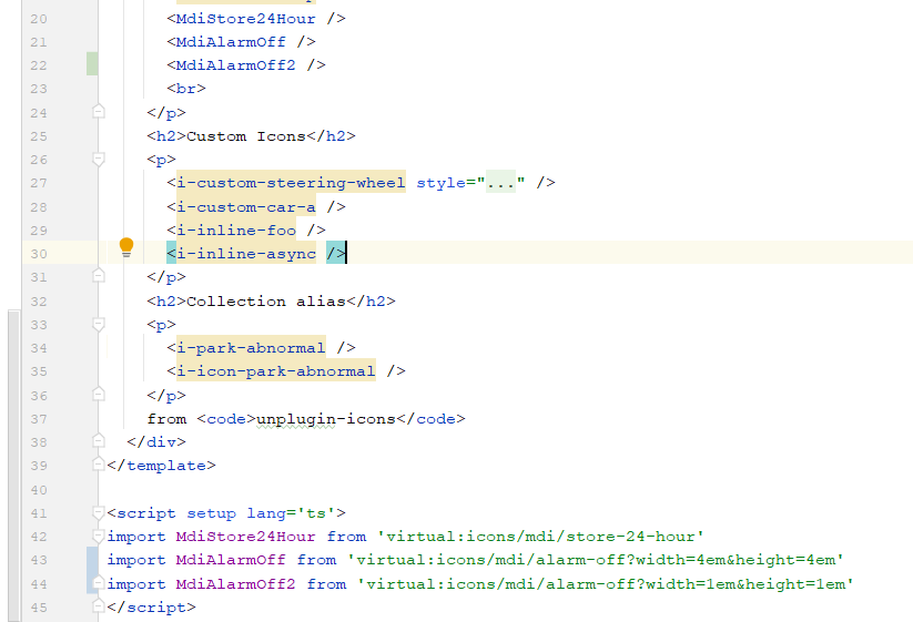 Setting the icon properties for individual icons. · Issue #136 · unplugin/unplugin-icons · GitHub