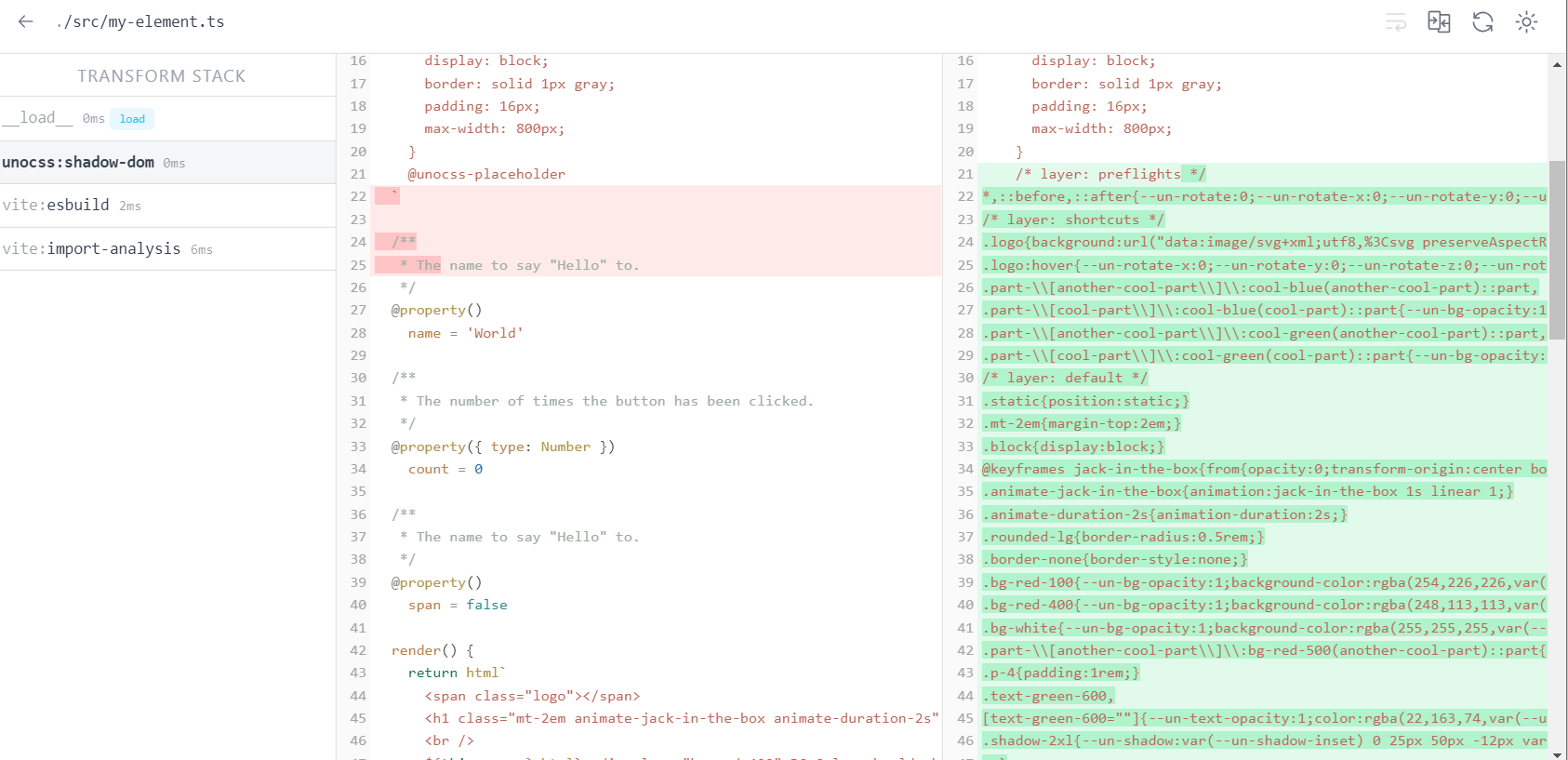 Shadow rules other than `shadow-inner` are doesn't work in shadow-dom mode · Issue #1099 ...