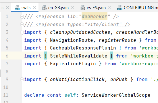 Subsequent variable declarations must have the same type · Issue #444 · vite-pwa/vite-plugin-pwa ...