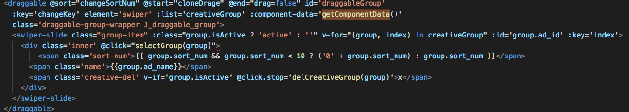 Is It Possible To Support Set Element Value As Swiper · Issue 349 · Sortablejs Vue Draggable