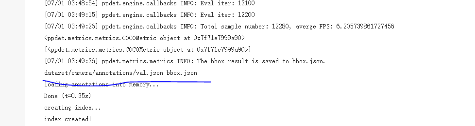 训练时--eval报错 · Issue #3555 · PaddlePaddle/PaddleDetection · GitHub