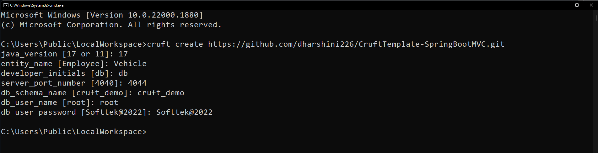 GitHub - softtekapps/CruftTemplateRepo: Repository for cruft template