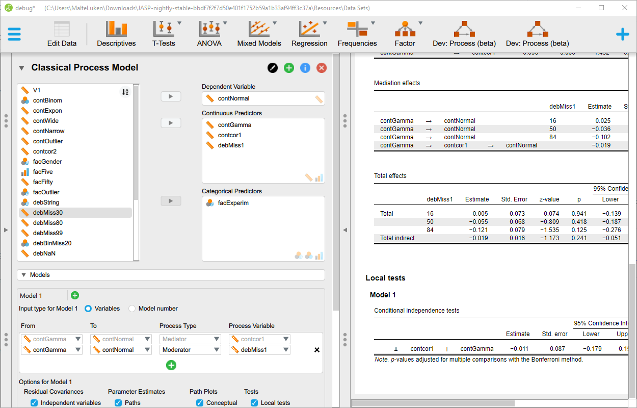 Local test lhs output disappears for variables with index above 9 ...