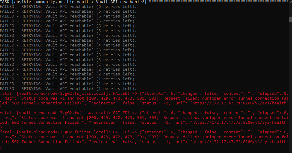 Vault API reachable? problem · Issue #214 · ansible-community/ansible ...
