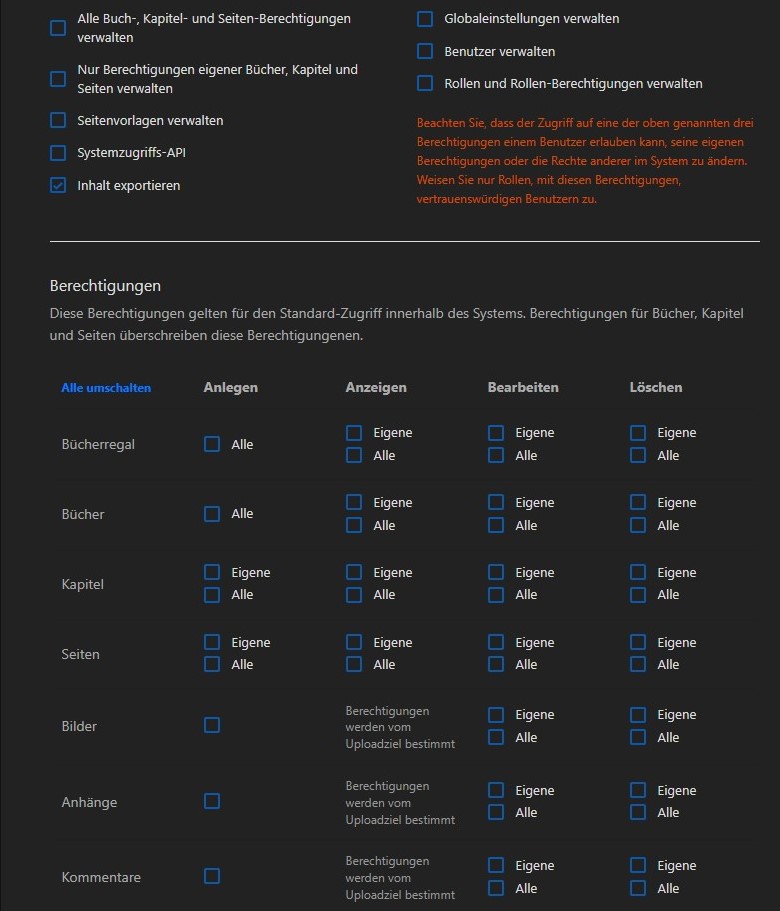 [Bug Report]: Create-Permission in Shelves · Issue #3073 · BookStackApp/BookStack · GitHub