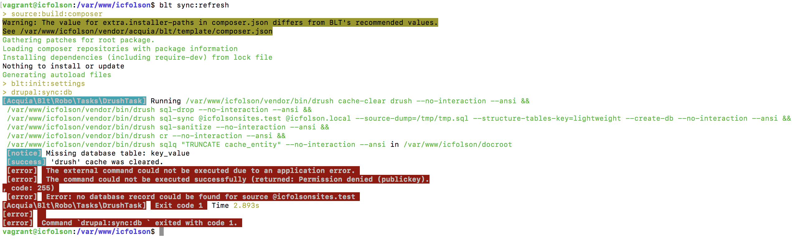 Updated BLT throwing error MySql is not available. Please run `blt doctor` to diagnose the issue ...