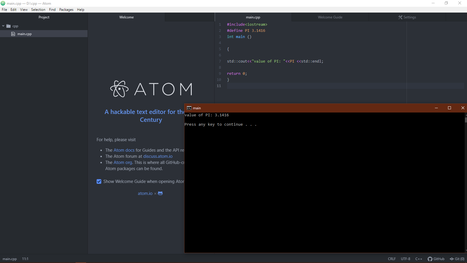 Uncaught Callback must be a function · Issue #12 · livace/atom-gpp · GitHub