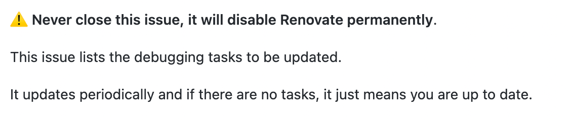 Have more details on tasks list in Dashboard issue · Issue #17749 · renovatebot/renovate · GitHub