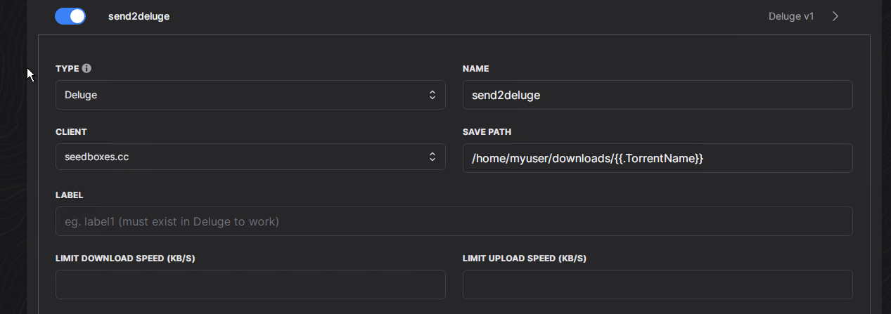 Deluge v1 `save_path` not working · Issue #727 · autobrr/autobrr · GitHub