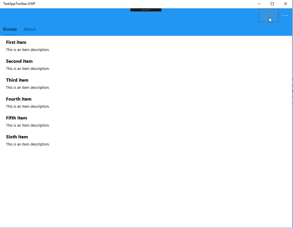 Bug Icons From Toolbaritem Are Not Displayed On Uwp If Starts On