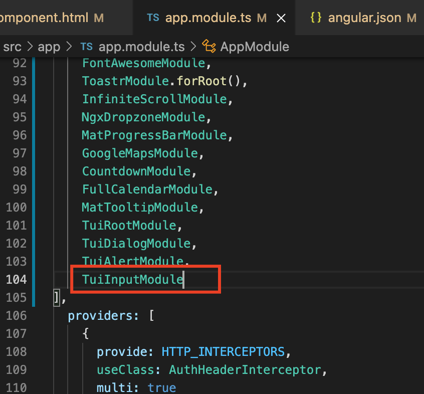 🐞 - Build error when I added TuiInputModule · Issue #3608 · taiga-family/taiga-ui · GitHub