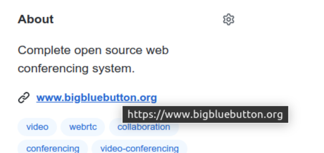 Use HTTPS URL in GitHub description · Issue #8841 · bigbluebutton/bigbluebutton · GitHub