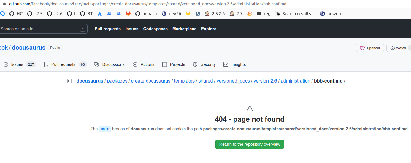 Docs link "Edit this page" points elsewhere · Issue #16863 · bigbluebutton/bigbluebutton · GitHub