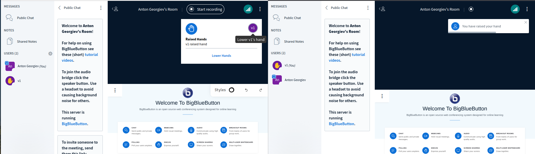 Moderator lowering hand from toast broken · Issue #18815 · bigbluebutton/bigbluebutton · GitHub