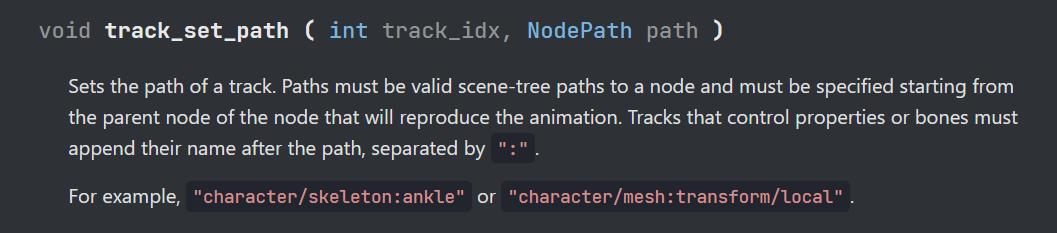 Animation track paths are inconsistent with the documentation · Issue #79204 · godotengine/godot ...