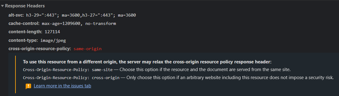 Instaloder Instagram CDN CORS Error: blcoked_by_response - same-origin · Issue #1154 ...