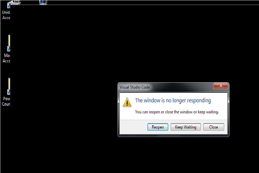trouble starting VS CODE · Issue #94420 · microsoft/vscode · GitHub