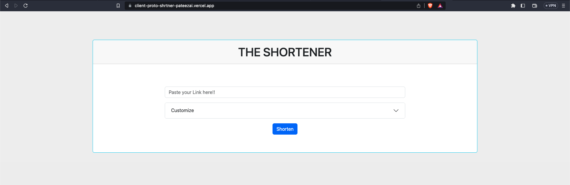 GitHub - Pateezai/Shortener