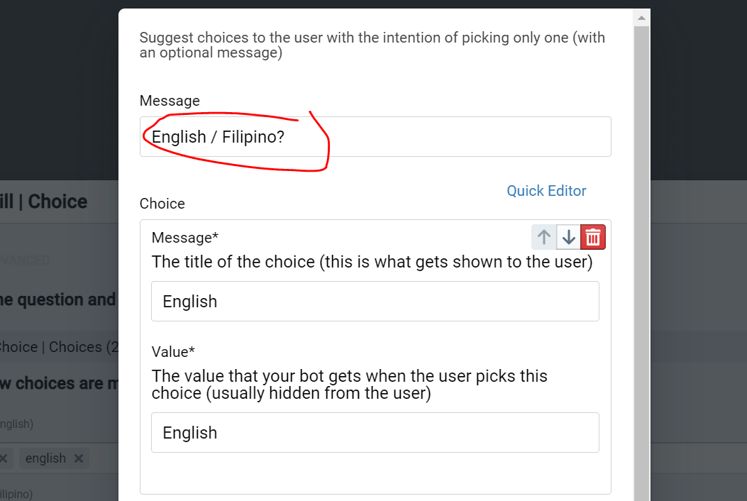 [BUG] Choices does not work in Messenger · Issue #1235 · botpress/v12 · GitHub