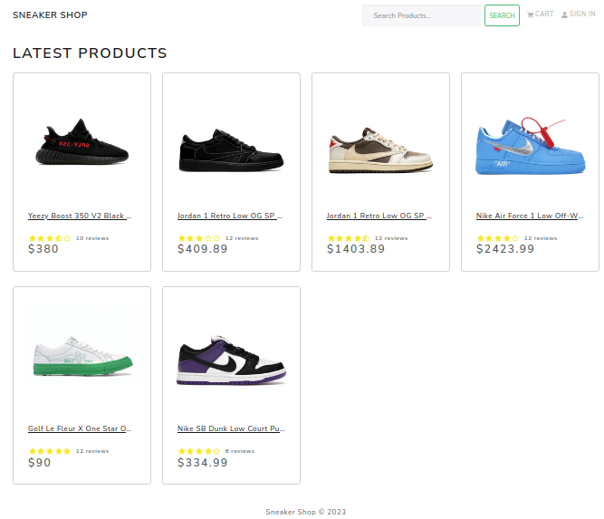 GitHub - thallesgadelha/mern-sneaker-shop: Sneaker Shop built with the MERN stack & Redux.