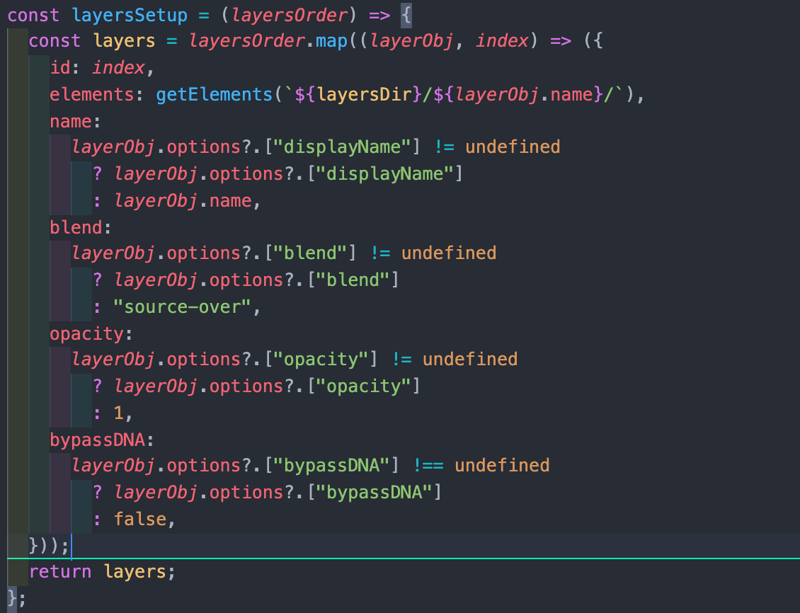 SyntaxError: Unexpected token '.' · Issue #723 · HashLips/hashlips_art_engine · GitHub