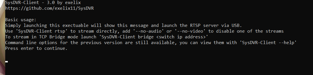 Can't get client to pop up · Issue #47 · exelix11/SysDVR · GitHub