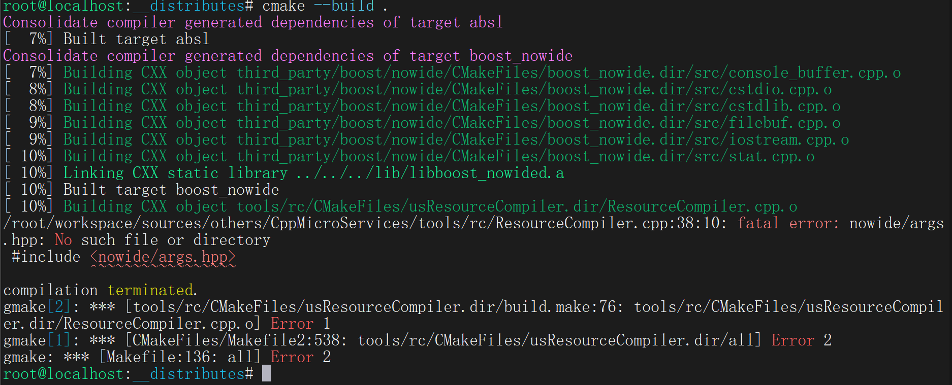 Compilation failed in centos8 system · Issue #707 · CppMicroServices/CppMicroServices · GitHub