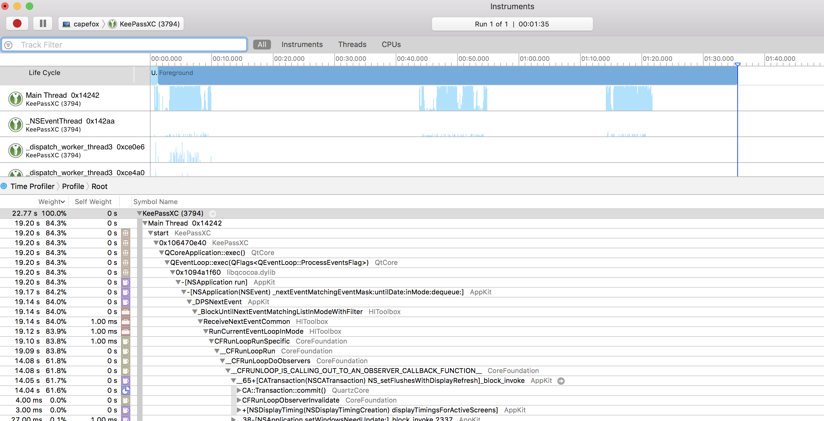 UI sluggish on macOS · Issue #1194 · keepassxreboot/keepassxc · GitHub