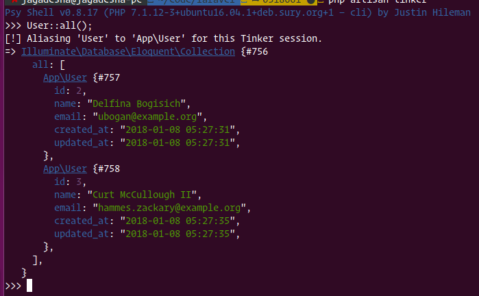 Model Accessor Not Working · Issue 36 · Laraveltinker · Github