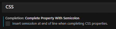 Option to not insert semicolon after CSS autocomplete · Issue #1981 ...