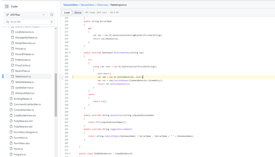 Refresh Table Metadata Timeout · Issue 1115 · Tabulareditor Tabulareditor · Github